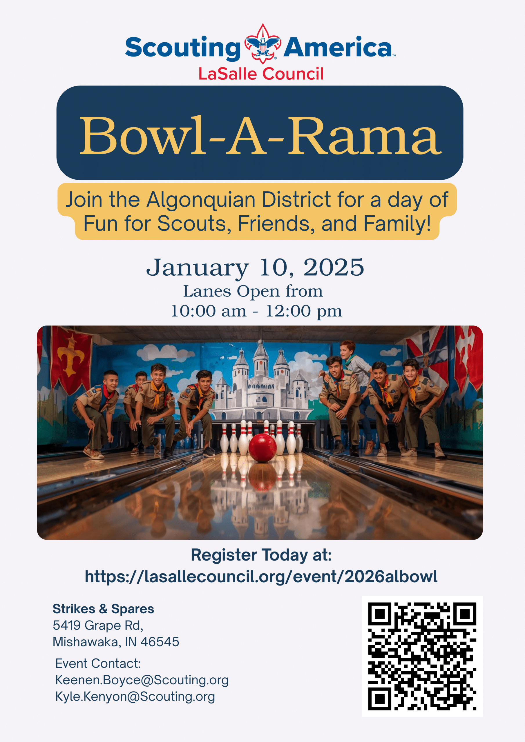 AL Bowl-A-Rama - Scouting America, LaSalle Council