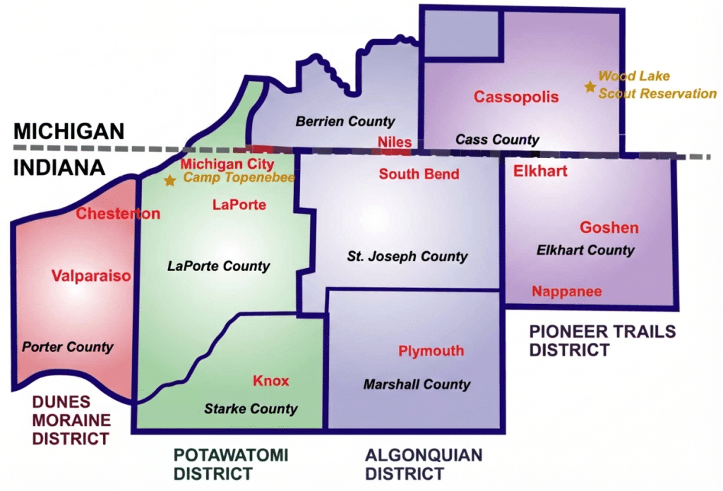 Districts - Scouting America, LaSalle Council